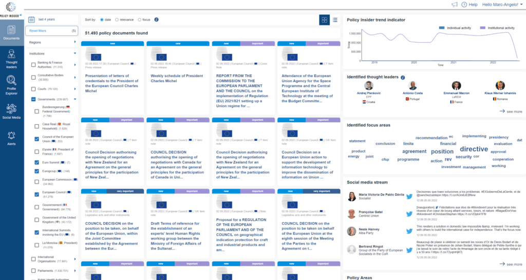Policy-Insider.AI - Policy Monitoring and Analytics