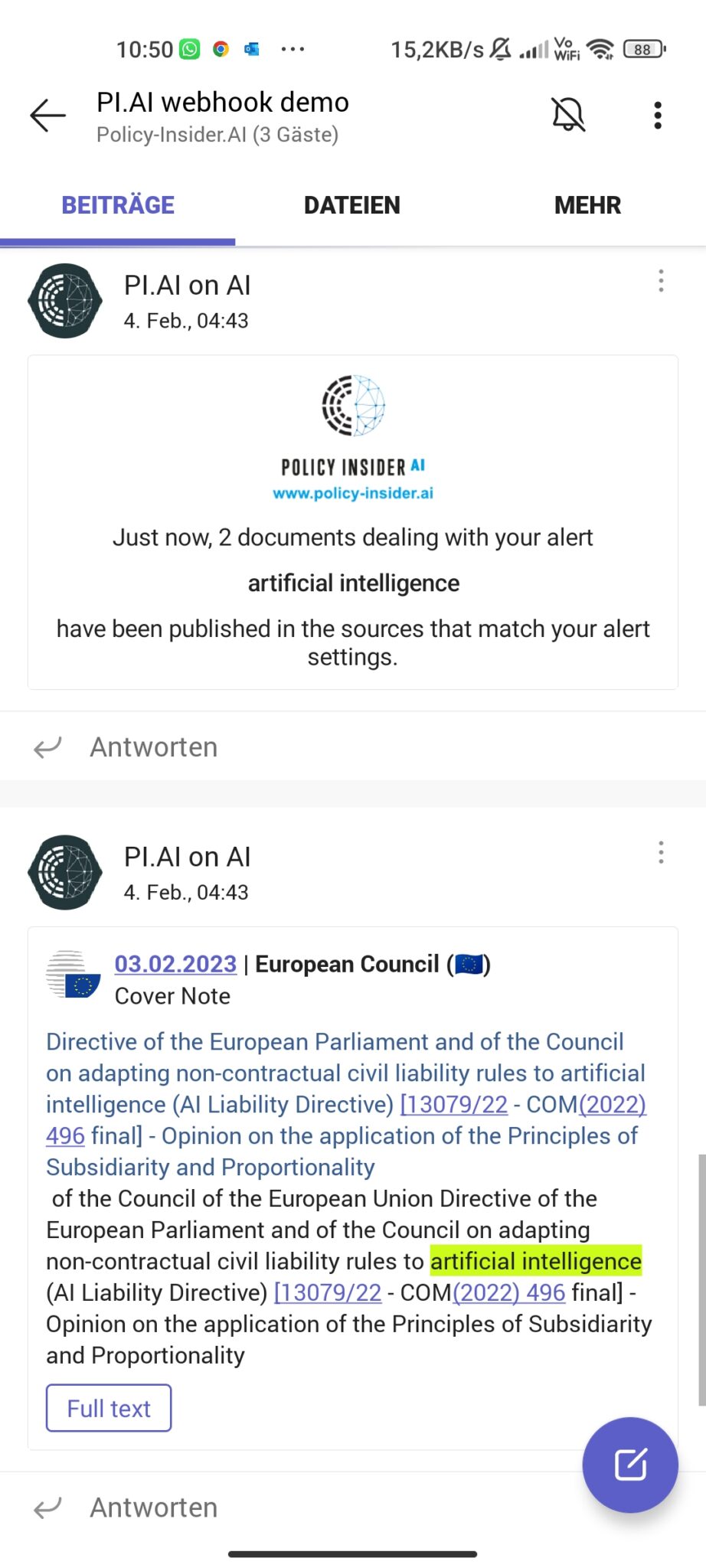 Customized Policy Monitoring Alerts by email and push notifications ...