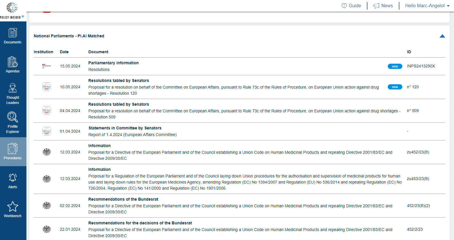 Présentation du nouveau système de suivi des procédures de l'UE sur ...